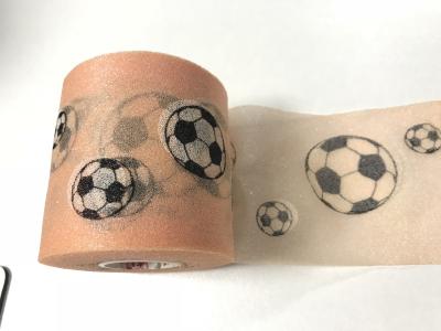 China 5cm*27.5m Colors  Underwrap foam printed porous pre-tape sports bandage medical supplies easy tear flexible hot sellin for sale