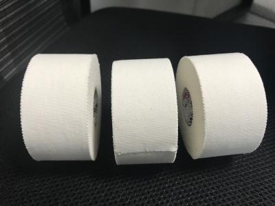 China Zinc-oxide 100% professional grade  white color cotton athletic sports tape 3.8cm*13.7m high tensile strenth for sale