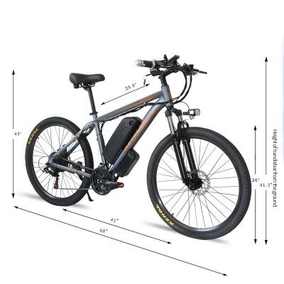 Cina mountain bike elettrico a 26 pollici 1000w 3 ore che fanno pagare Multiapplication in vendita