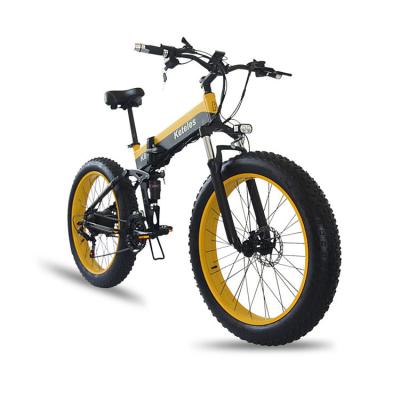 Cina 28 MIGLIA ORARIE elettrico Max Speed Multi Patterned della bici della gomma grassa a 26 pollici 6061Alu in vendita