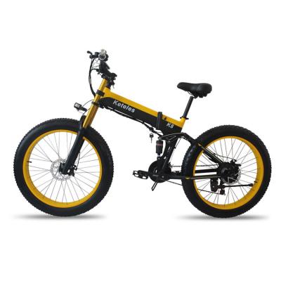 Cina bici elettrica della gomma grassa a 26 pollici 6061Alu, bici elettrica della metà di gomma grassa dell'azionamento 13Ah in vendita