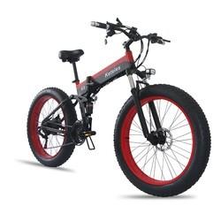 Cina bici elettrica della gomma grassa a 26 pollici 6061Alu, bici elettrica della metà di gomma grassa dell'azionamento 13Ah in vendita