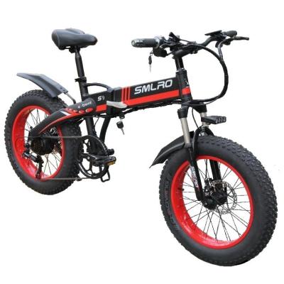 Cina 31 MIGLIA ORARIE elettrico piegante a 20 pollici della bici 6061Alu con il motore 1000W in vendita