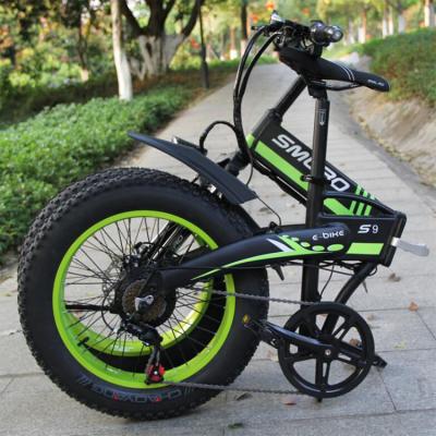 Cina Una gomma grassa a 20 pollici di 7 velocità che piega bici elettrica con la batteria al litio 10.4Ah in vendita
