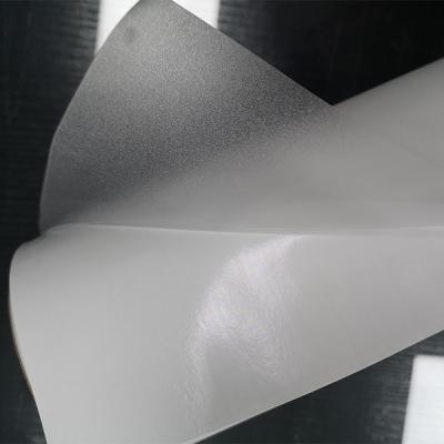 Cina Removable Vinyl Window Graphics Textured Transparent Frosted Film Window in vendita