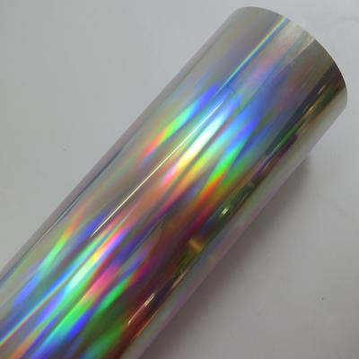 China UV Latex Printable Adhesive Vinyl Eco Solvent Rainbow Holographic Vinyl Te koop