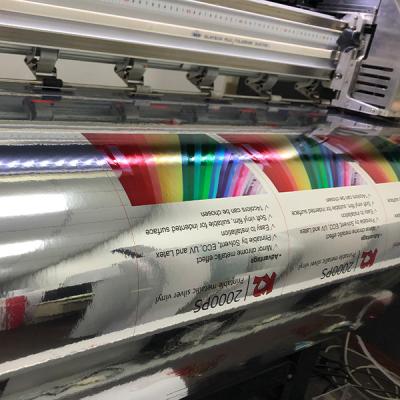 China Metallic Chrome Printable Adhesive Vinyl Large Format Color Craft Car Wrap Vinyl for sale