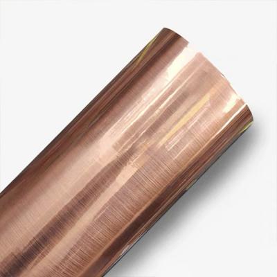Cina Brushed Rose Gold Vinyl, Manufacturer in vendita