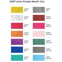 China Metallic Mirror Effect Self Adhesive Film Printable Solvent for sale