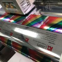 China Metallic Mirror Effect Self Adhesive Film Printable Solvent for sale
