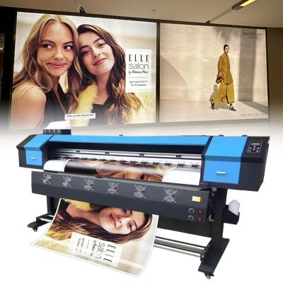 China Advertising Commercial Printer 2 Cabezal Xp600 Printhead for CMYK Flex Banner Indoor Outdoor Advertising Printing Machine for sale