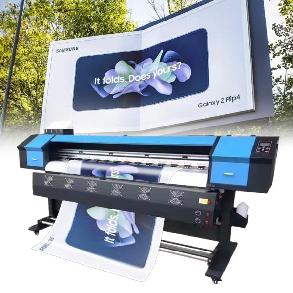 Quality 1.9m Printer 2 Cabezal Xp600 Printhead for CMYK Flex Banner Indoor Outdoor for sale