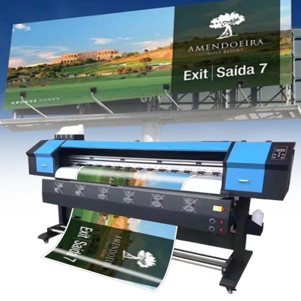 Quality 1.9m Printer 2 Cabezal Xp600 Printhead for CMYK Flex Banner Indoor Outdoor for sale
