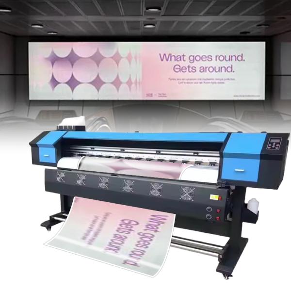 Quality XBH Brand Inkjet Type Printer with Xp600 Printhead for CMYK Flex Banner Indoor for sale