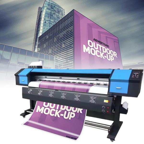 Quality XBH Brand Inkjet Type Printer with Xp600 Printhead for CMYK Flex Banner Indoor for sale
