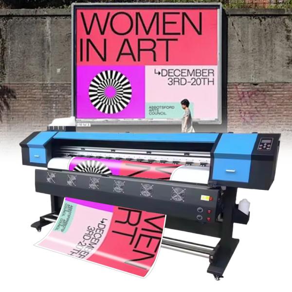 Quality High Speed with Eps Heads Printer with Xp600 Printhead for CMYK Flex Banner for sale