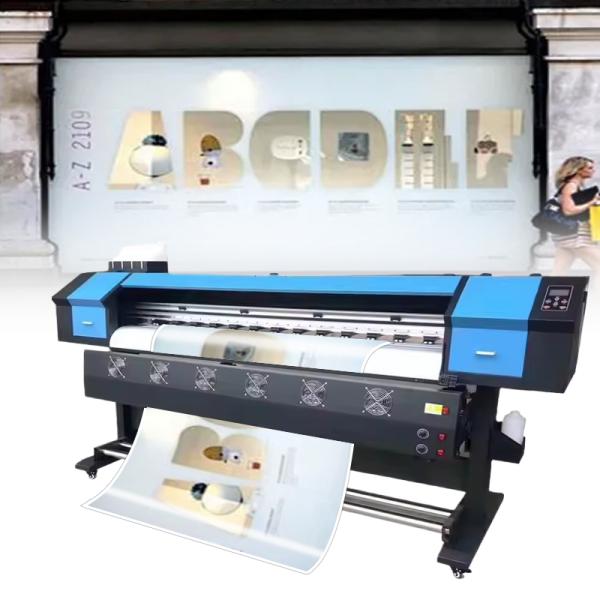 Quality High Speed with Eps Heads Printer with Xp600 Printhead for CMYK Flex Banner for sale