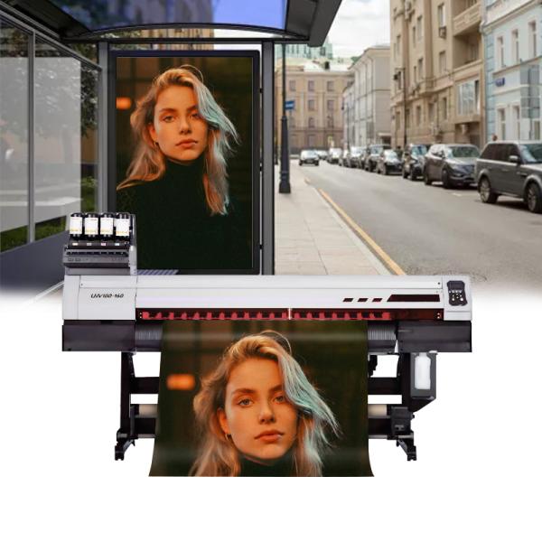 Quality High Productivity UJV100-160 UV LED Inkjet Roll-to-Roll Printer 1620mm Work Area for sale