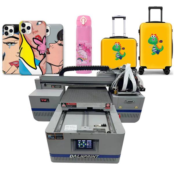 Quality A2 Size 4060 High Performance 4060 UV Flatbed Printer for Bottle Box Phone Cases for sale