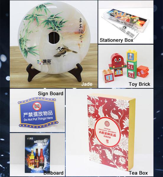 Quality New Arrival 9060 UV Flatbed Inkjet Printer with 1/2/3pcs TX800 DX8 Printhead for for sale