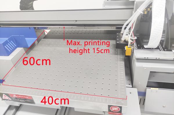 Quality 4060 Flatbed Printer High-Precision Digital Printing Machine for Multiple for sale