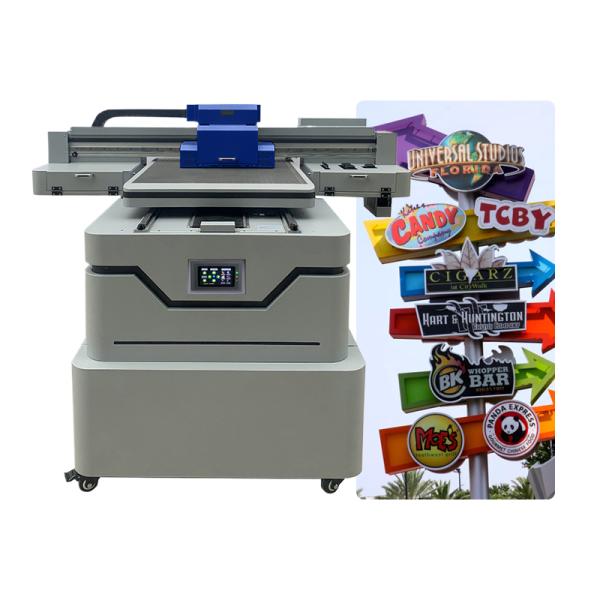 Quality High-Accuracy 6090 UV Flatbed Inkjet Printer New Condition LED Machine with for sale