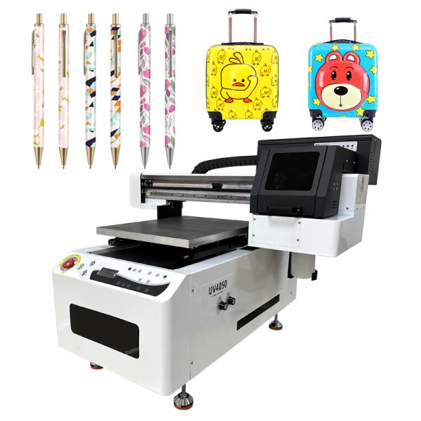 Quality Newest Automatic UV Inkjet Flatbed Printer 4050 XP600 I3200 Printhead For Glass for sale