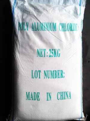 China polyaluminium chloride 30% for drinking water treatment light yellow powder for sale