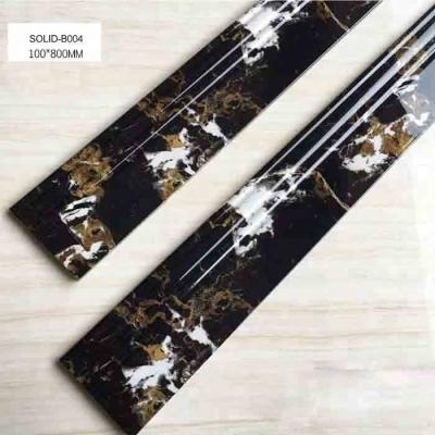 China 100*800mm European modern design artificial marble flooring tile baseboard skirting for bedroom/living room for sale