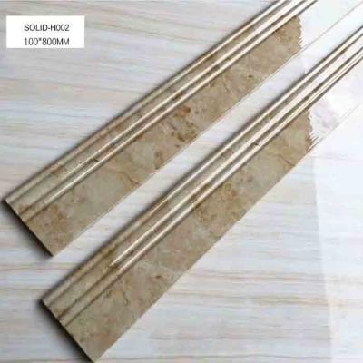 China 100*800mm European modern design artificial marble baseboard manufacturer for sale