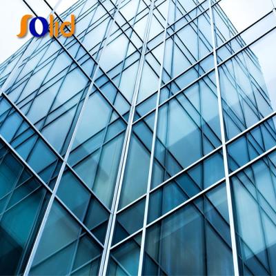 China Window or curtain wall glass building factory with price for sale