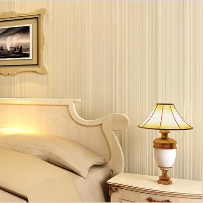 China 2018 latest simple modern pure colour waterproof hotel interior room wallpaper 3d for sale