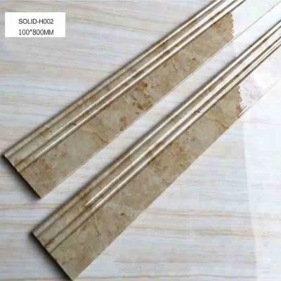 China 100*800mm European modern commercial waterproof ceramic skirting baseboard molding for sale