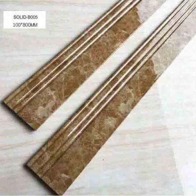 China 100*800mm European modern design artificial marble baseboard manufacturer for sale