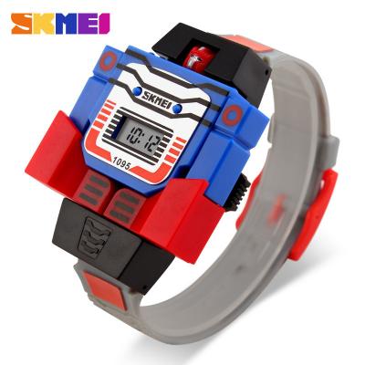 Cina Transformers Toy Multifunction Digital Watch Customize Your Logo Kids Gifts in vendita