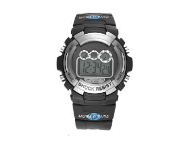 China Unisex Electronic LCD Digital Sport Stop Watch With Chronograph Customized for sale