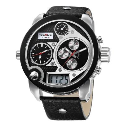 China Three time zone waterproof women quartz watch for sale