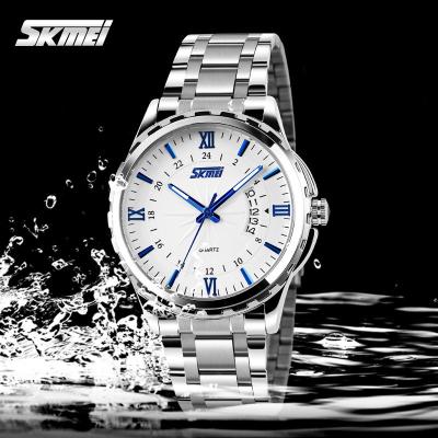 China OEM Brand Japan Movt Blue Analog Quartz Watches Three Colors Choice for sale