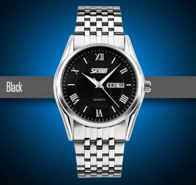 China Mens Classical Design Japanese Movt Analog Quartz Watches Water Resistant Metal Strap for sale