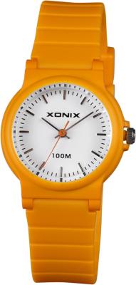 China Orange Round Sports Plastic Kids Analog Quartz Watch For Boys Swimming for sale