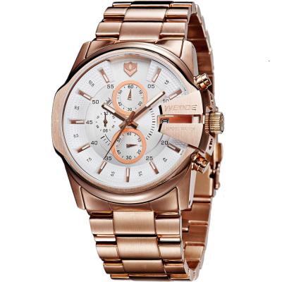 China Brand Sports Watches 5 ATM Water Resistant Men Full Steel Watch MIYOTA Analog Quartz Watch for sale