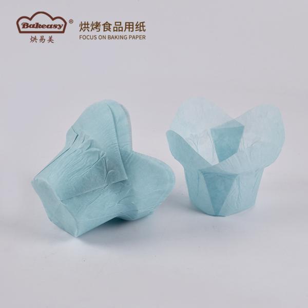 Quality Lotus Style Baking Cups High-Temperature Resistant Paper Liners FDA & FSC for sale