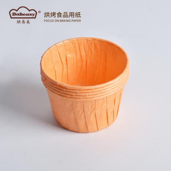 Quality Rolled Rim Muffin Cup for Cupcakes Greaseproof & Disposable Premium Food-Grade for sale