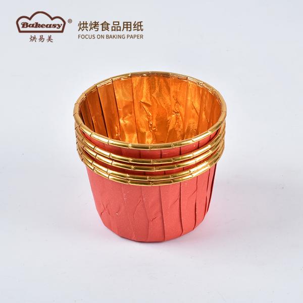 Quality Rolled Rim Muffin Cup for Cupcakes Greaseproof & Disposable Premium Food-Grade for sale