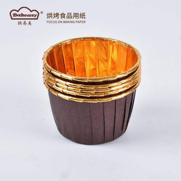 Quality Rolled Rim Muffin Cup for Cupcakes Greaseproof & Disposable Premium Food-Grade for sale