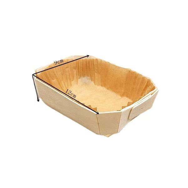 Quality Loaf Tin Liner Rectanular Baking Paper Cups Greaseproof Disposable Muffin Liners for sale