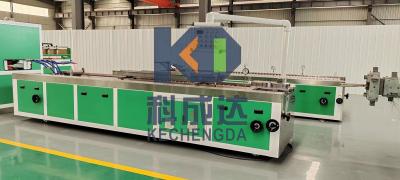 Cina wpc composite decking Pe PVC WPC Panel Production wood floor deck making machine WPC PVC dooor cover production line in vendita