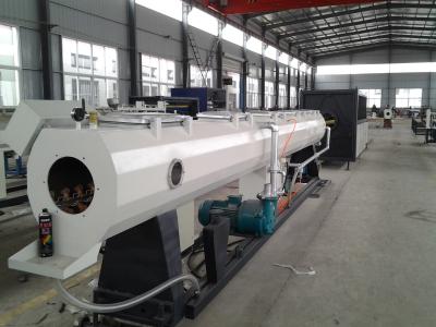 Extrusora de plástico de dois parafusos de 75 kW para tubos e perfis de PP / PE / ABS