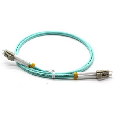 China Low Insertion Loss SC To LC Fiber Optic Patch Cord Multimode OM3 Duplex for sale