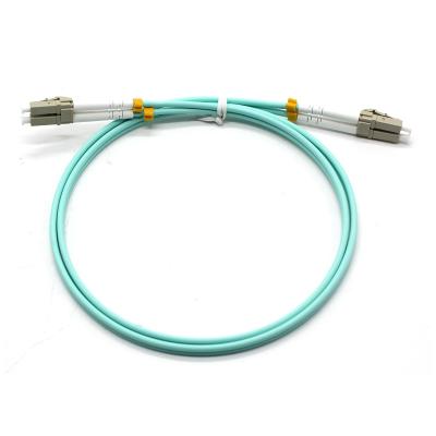 China Low Insertion Loss SC To LC Fiber Optic Patch Cord Multimode OM3 Duplex for sale